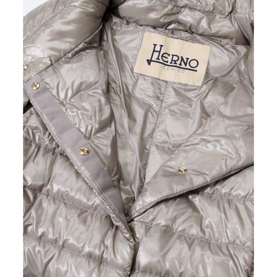 ヘルノ HERNO PI0505DIC 12017 コート レディース アウター ダウンコート ジャケット アメリア AMELIA ナイロン グレー ブラック ネイビー ダークブラウン ...