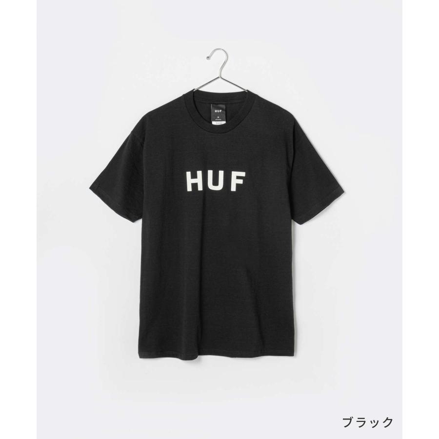 HUF ハフ TS01752 Tシャツ メンズ トップス ESSENTIALS OG LOGO S/S ブラック ホワイト グレー サンド グリーン S M L XL : U-STREAM ...