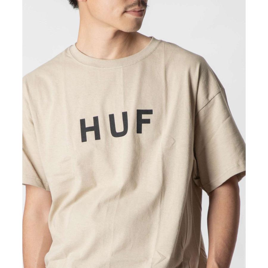 HUF ハフ TS01752 Tシャツ メンズ トップス ESSENTIALS OG LOGO S/S ブラック ホワイト グレー サンド グリーン S M L XL : U-STREAM ...