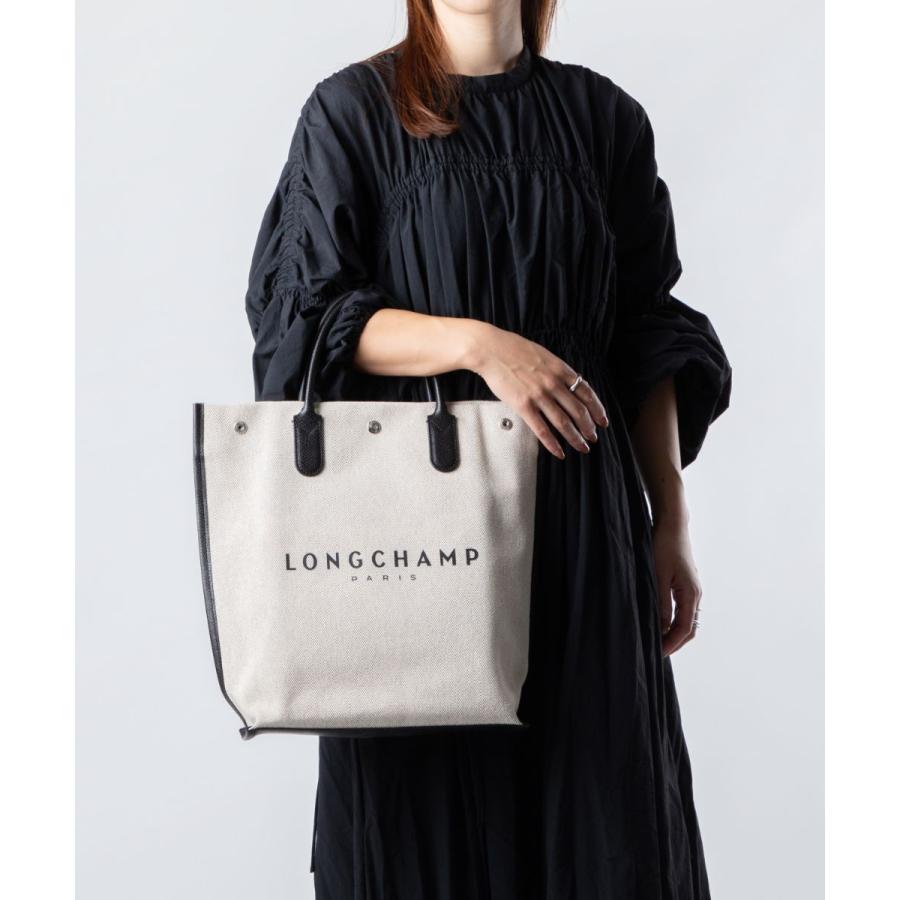 LONGCHAMP ロンシャン 10211 HSG ハンドバッグ Essential Toile レディース バッグ エッセンシャル Mサイズ ...