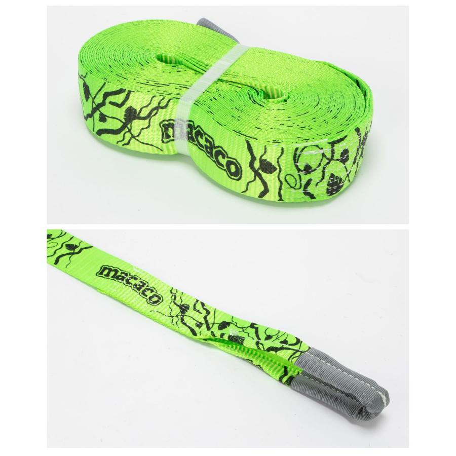 MACACO SLACKLINE マカコ スラックライン 16m×5cm クラシックライン スタンダード ラバーラチェット【初心者〜中級者用】 STANDARD CLASSIC LINE ...