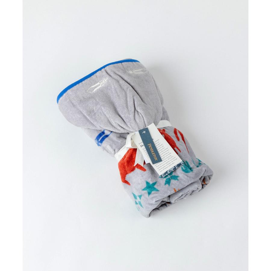 PENDLETON ペンドルトン XB263 フーディッドタオル キッズ 雑貨 子供用 ジャガード タオル ベビータオル ブランケット PRINTED HOODED BABY TOWEL 全4 ...