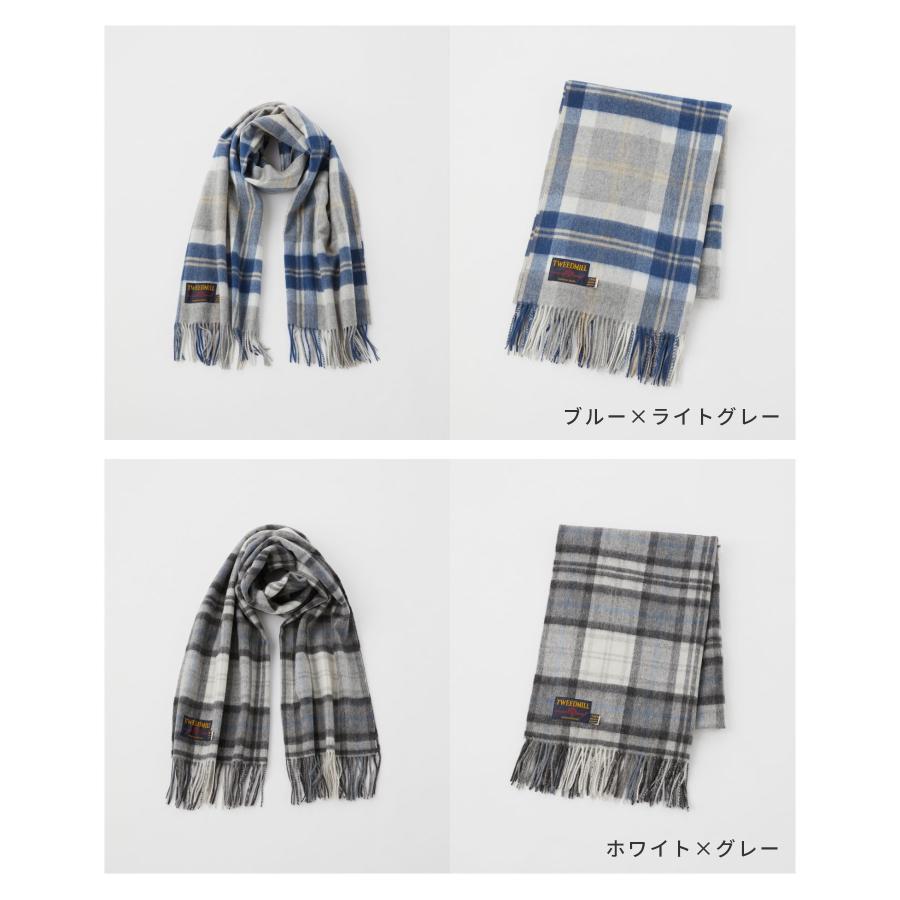 ツイードミル TWEEDMILL 70-190 マフラー Lambswool Knee Rug W/Pin レディース 70×190 ウール ...