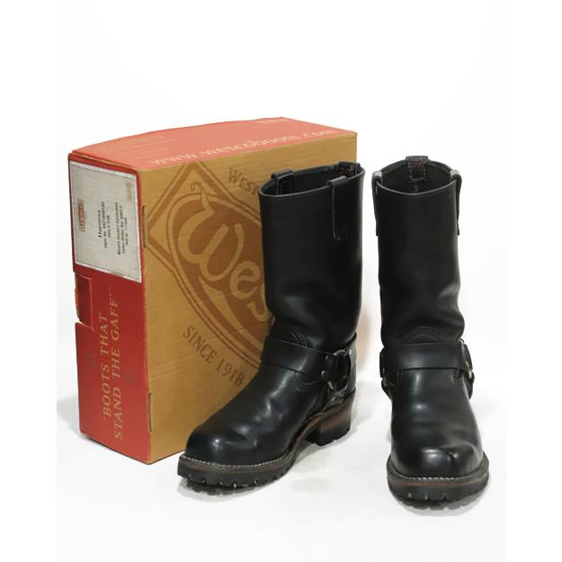 WESCO（ファッション） Wesco ウエスコ HARNESS US8.5E BLK 使用感有 BK7700H100 : U&V ...