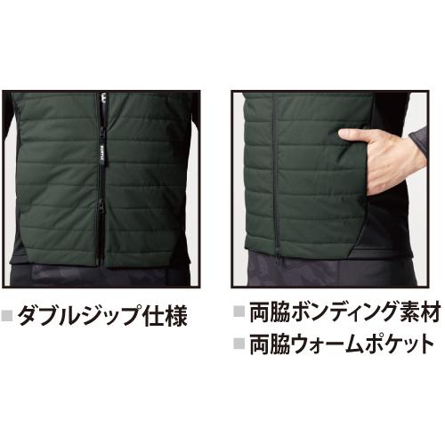 BURTLE バートル 3214 サーモクラフト ヒーターベスト TC500 電熱パッド セット 作業服 : U2GLOBAL - 通販 - Yahoo!ショッピング