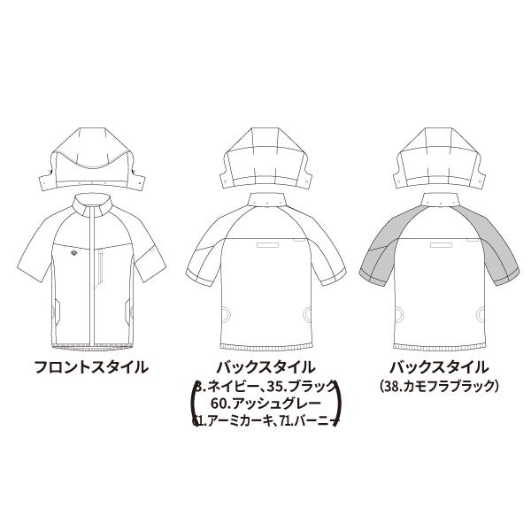 BURTLE バートル AC2066 AC半袖ブルゾン ユニセックス 2025SS 春夏用 作業着 : U2GLOBAL - 通販 - Yahoo!ショッピング