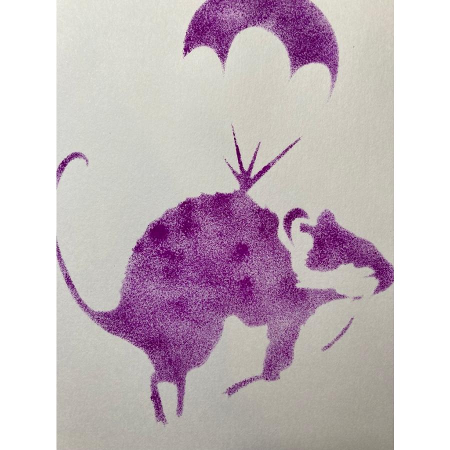 カインドストア ステンシルシート ステンシルアート stencil art パラシュート ラット バンクシー Parachute Rat Banksy M879 : KindStore ...