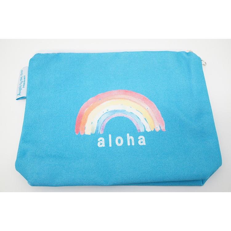 Angels by the Sea Hawii アロハレインボーブルー ポーチ : uchi和 - 通販 - Yahoo!ショッピング