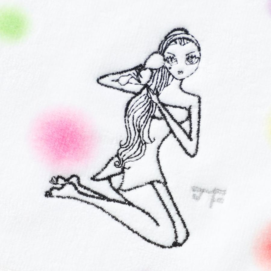 Jeffrey Fulvimari UCHINO公式店 ウチノ JFパフガール フェイスタオル｜約34×75cm ジェフリー・フルビマーリ ...