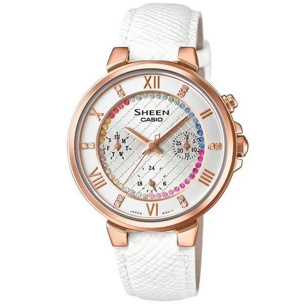 SHEEN（CASIO） SHE-3041GLJ-7AJF カシオ CASIO SHEEN シーン クリスタル 高輝度LEDライト を散りばめ ...