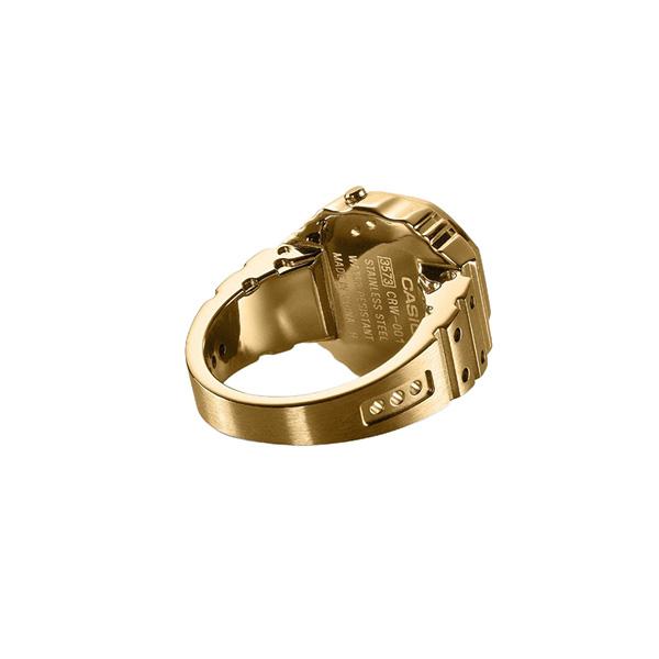 CASIO（カシオ） CRW-001G-9JR CASIO リングウォッチ 22号GOLD IP メンズ リングウォッチ 国内正規品 送料無料 ...