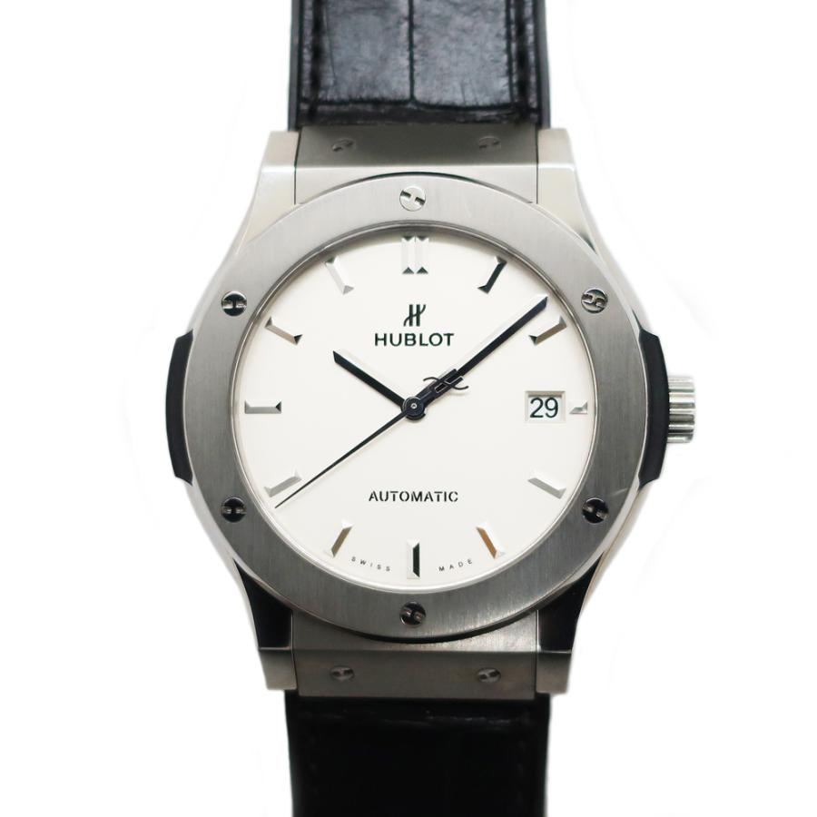 【天白】ウブロ クラシックフュージョン チタニウム 511.NX.2611.LR シルバー チタン 腕時計 :T2310-05 ...