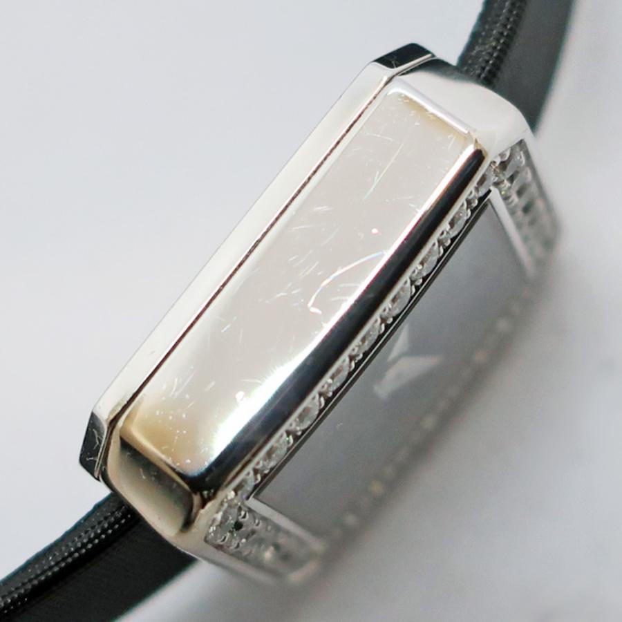 【天白】ピアジェ ミニ プロトコール G0A34503 ダイヤモンド ブラック 750 WG サテン クォーツ レディース 腕時計 女 : t2410-06-007664ts : 質ウエダ ...