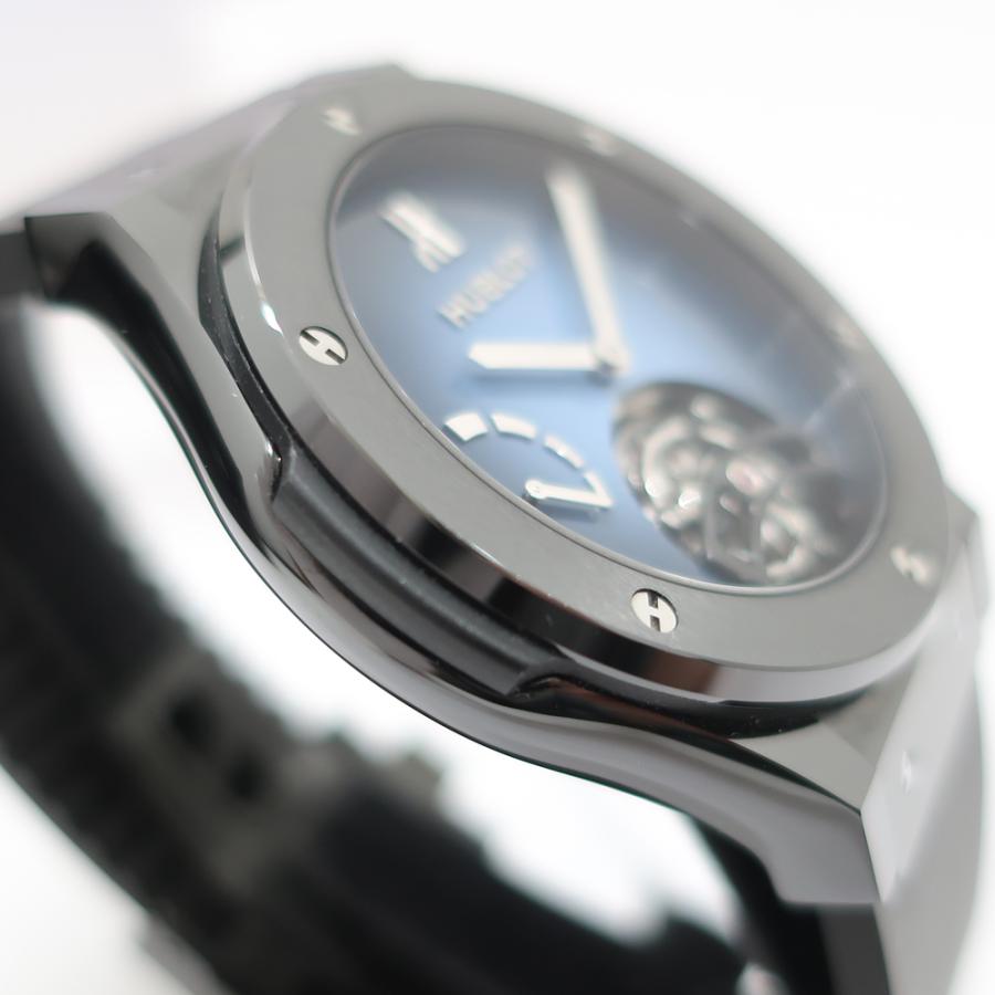 【天白】ウブロ クラシックフュージョン トゥールビヨン ブルー 505.CM.5170.RX.MYOS 腕時計 : 質ウエダ ヤフーショップ - 通販 - Yahoo!ショッピング