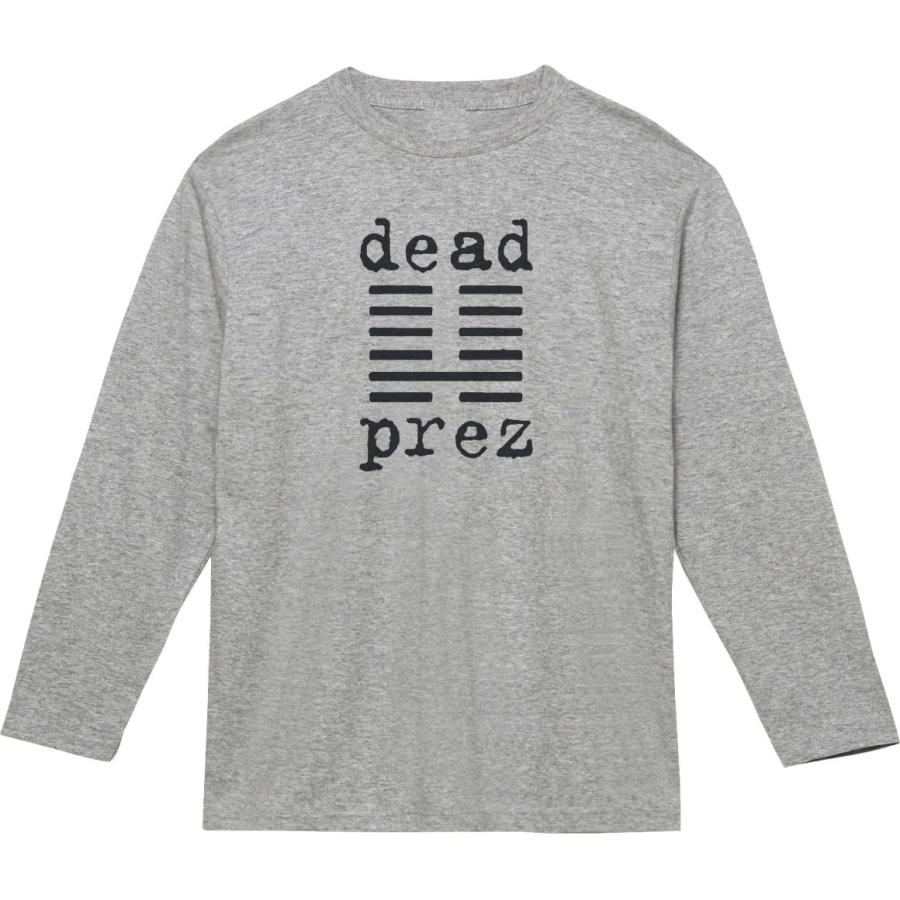 DEAD PREZ デッド プレズ 音楽Tシャツ ロックTシャツ バンドTシャツ 長袖Tシャツ ロングスリーブ グレー : うえきたや ...