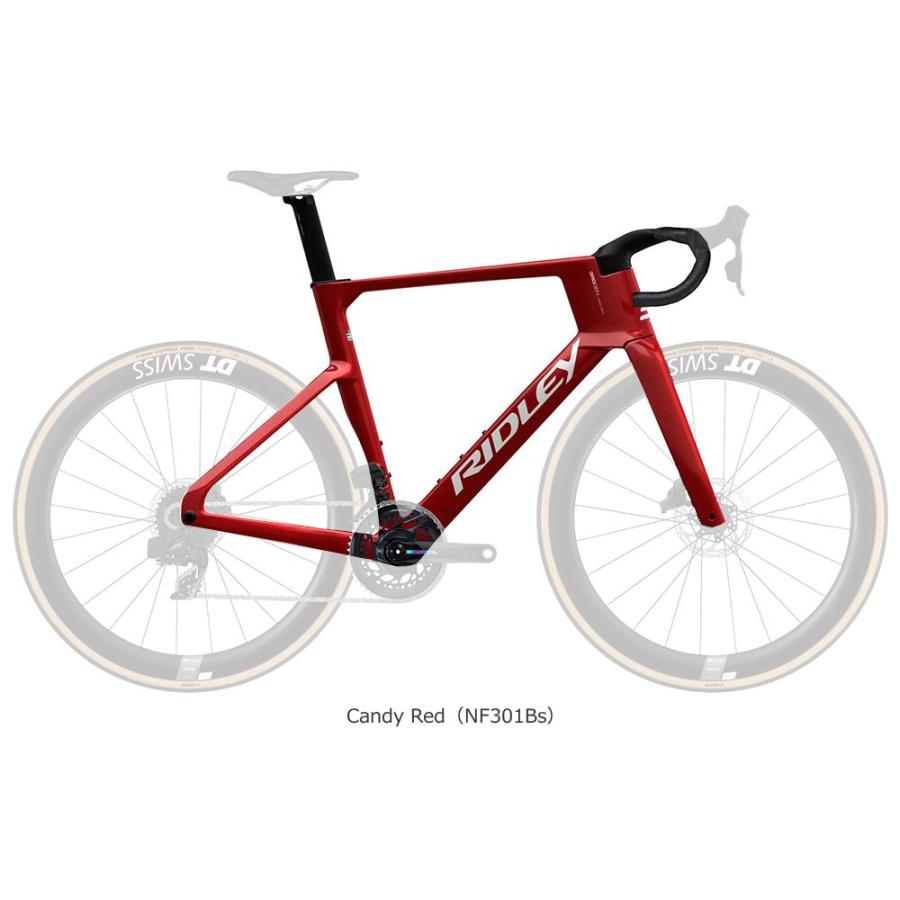 RIDLEY (リドレー) Noah Fast 3.0 (ノアファスト3.0) エアロロード フレーム NF301Bs Candy Red ...