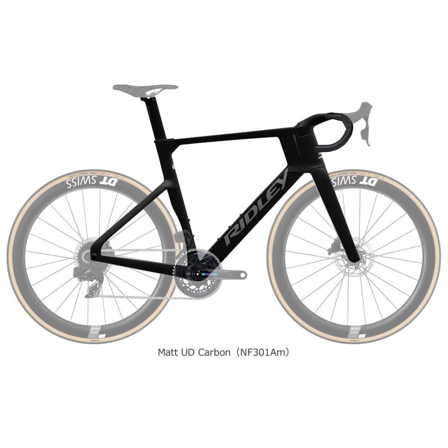 RIDLEY (リドレー) Noah Fast 3.0 (ノアファスト3.0) エアロロード フレーム NF301Am Matt Black ...
