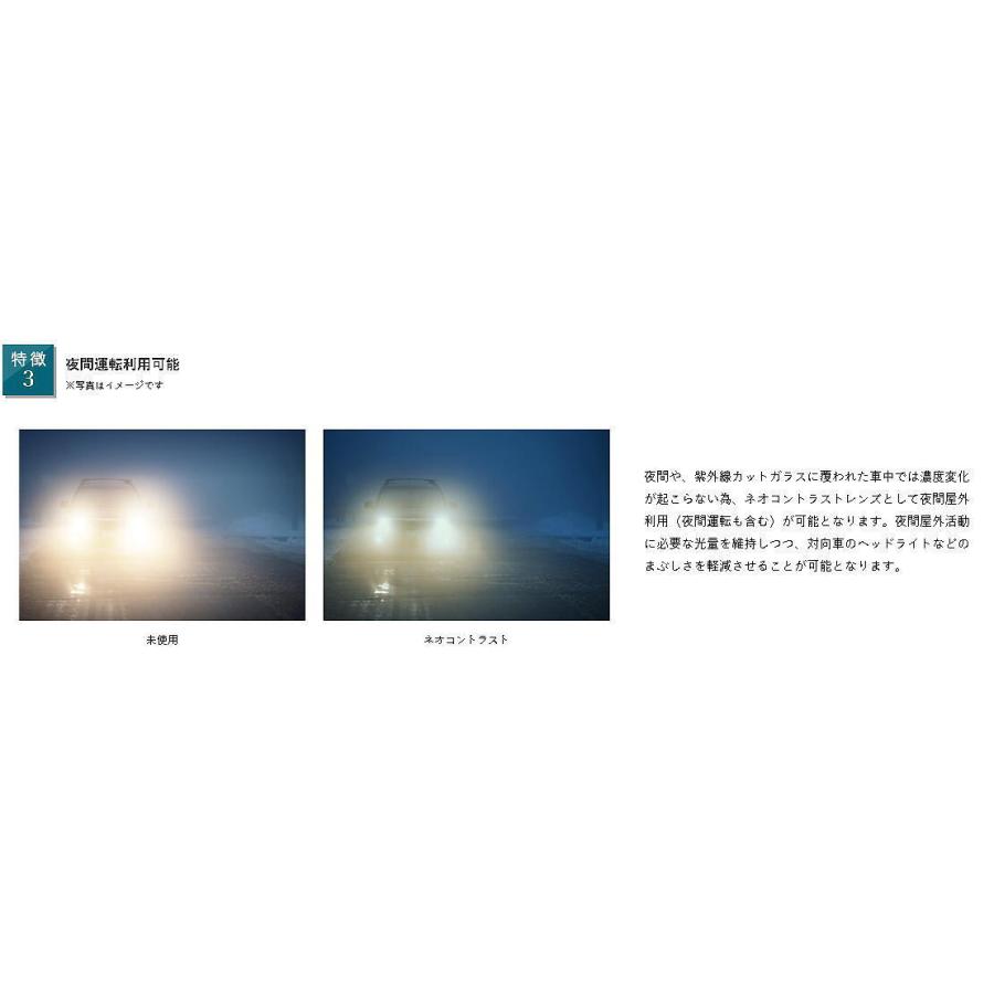 FF-itec60 ネオコントラスト アートグレー HEV420 ハイコントラスト 調光 内面累進 ITO LENS 2枚1組 広角視野遠近 ...