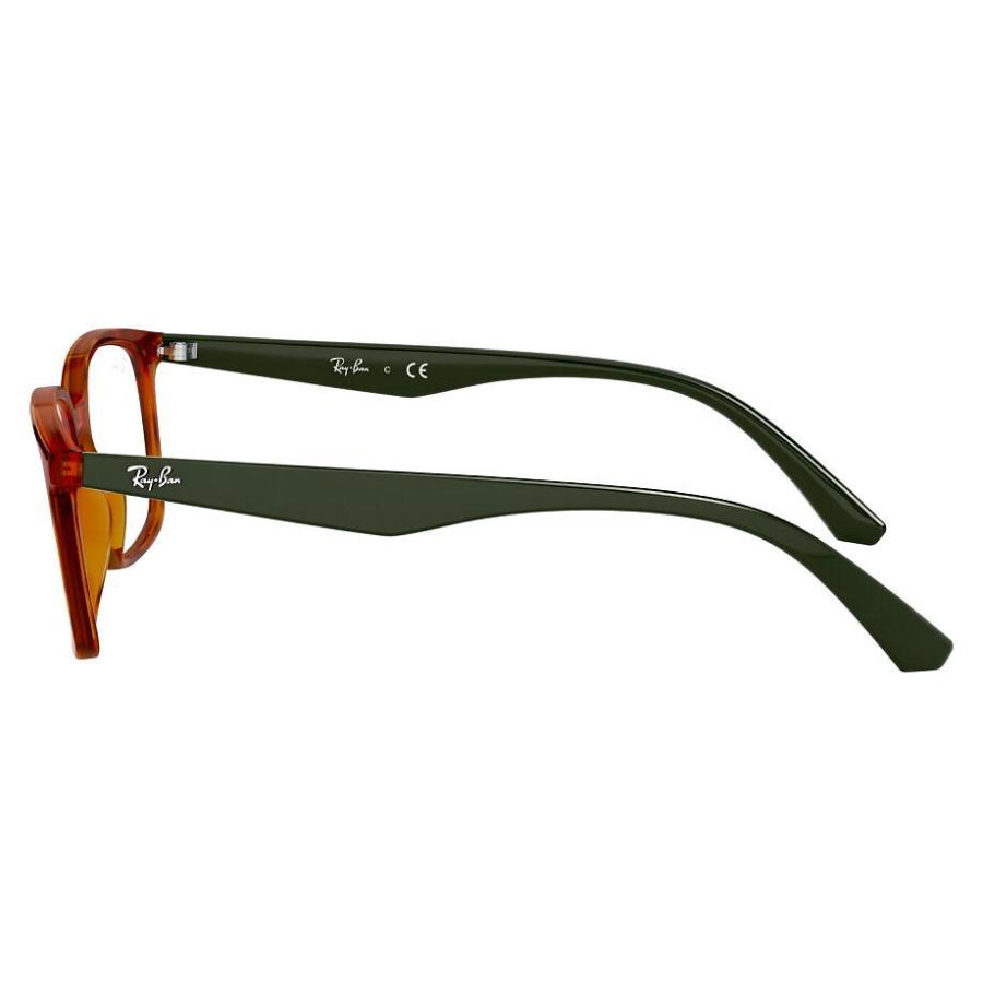 Ray-Ban（レイバン） 【レイバン正規商品販売店】 RayBan メガネ フレーム RX7176F 5990 イエローライトハバナ 54 ...