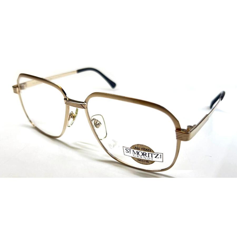 ヴィンテージ 紳士メタル メガネフレーム ST MORITZ サンモリッツ ST-105 大型 56mm 現品限り : st-105 : メガネのウエムラ ヤフー店 - 通販 - Yahoo ...