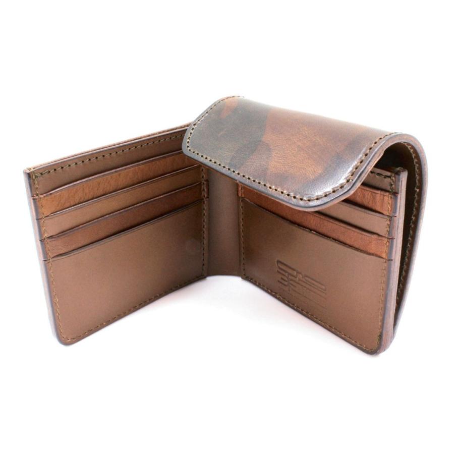 SUI（粋）イタリア×栃木レザー 二つ折り財布 SU-WIT-012M カモフラージュ : Buena cosa - 通販 - Yahoo!ショッピング