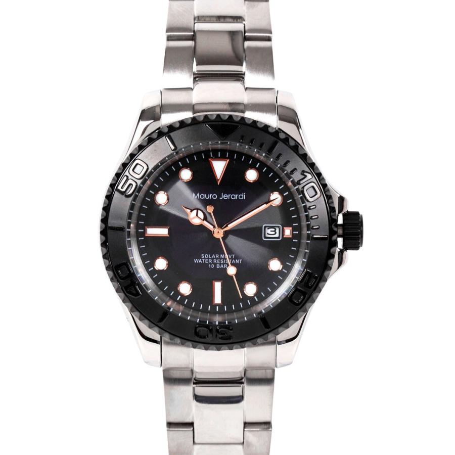 Mauro Jerardi マウロジェラルディ 10気圧防水ソーラースポーツ ブラックベゼル MJ061-1 : mj061-1 : Buena cosa - 通販 - Yahoo!ショッピング