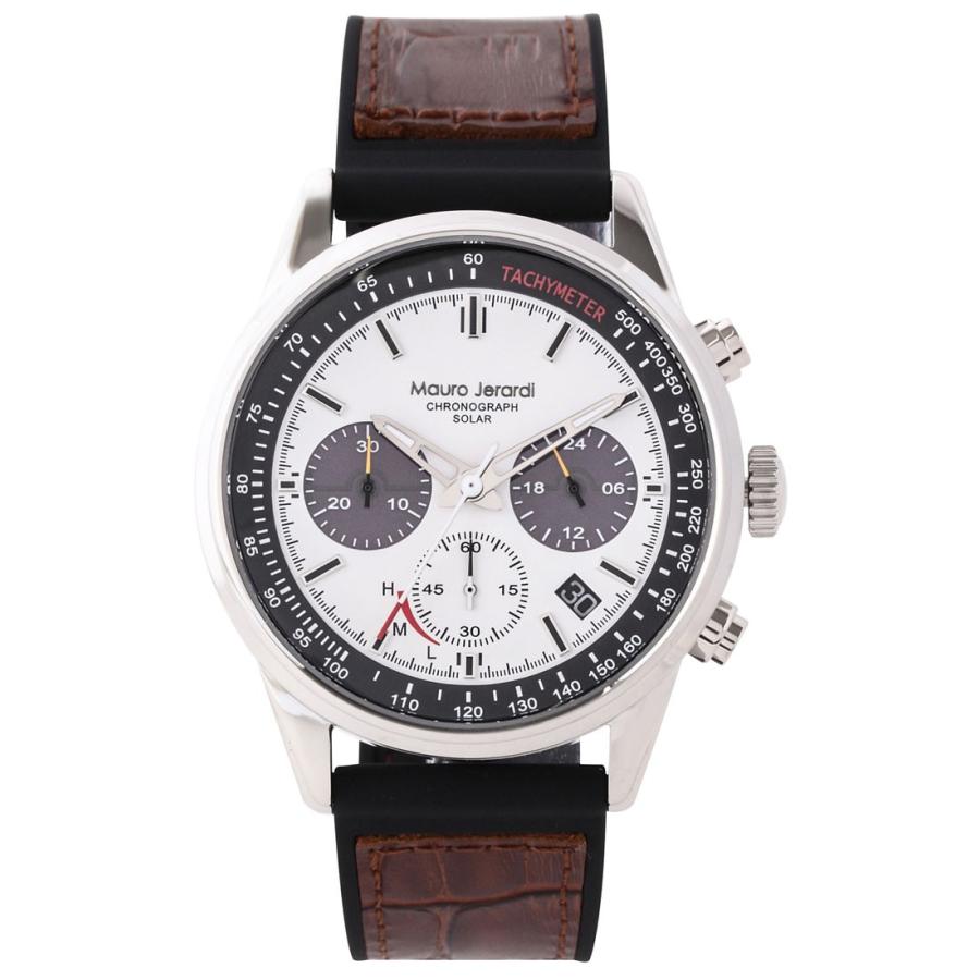Mauro Jerardi マウロジェラルディ 10気圧防水ソーラースポーツクロノグラフ ホワイト MJ063-2 : Buena cosa - 通販 - Yahoo!ショッピング