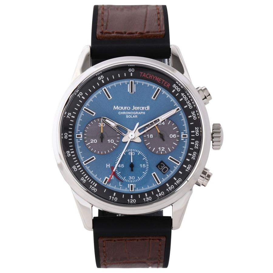 Mauro Jerardi マウロジェラルディ 10気圧防水ソーラースポーツクロノグラフ ブルー MJ063-3 : Buena cosa - 通販 - Yahoo!ショッピング