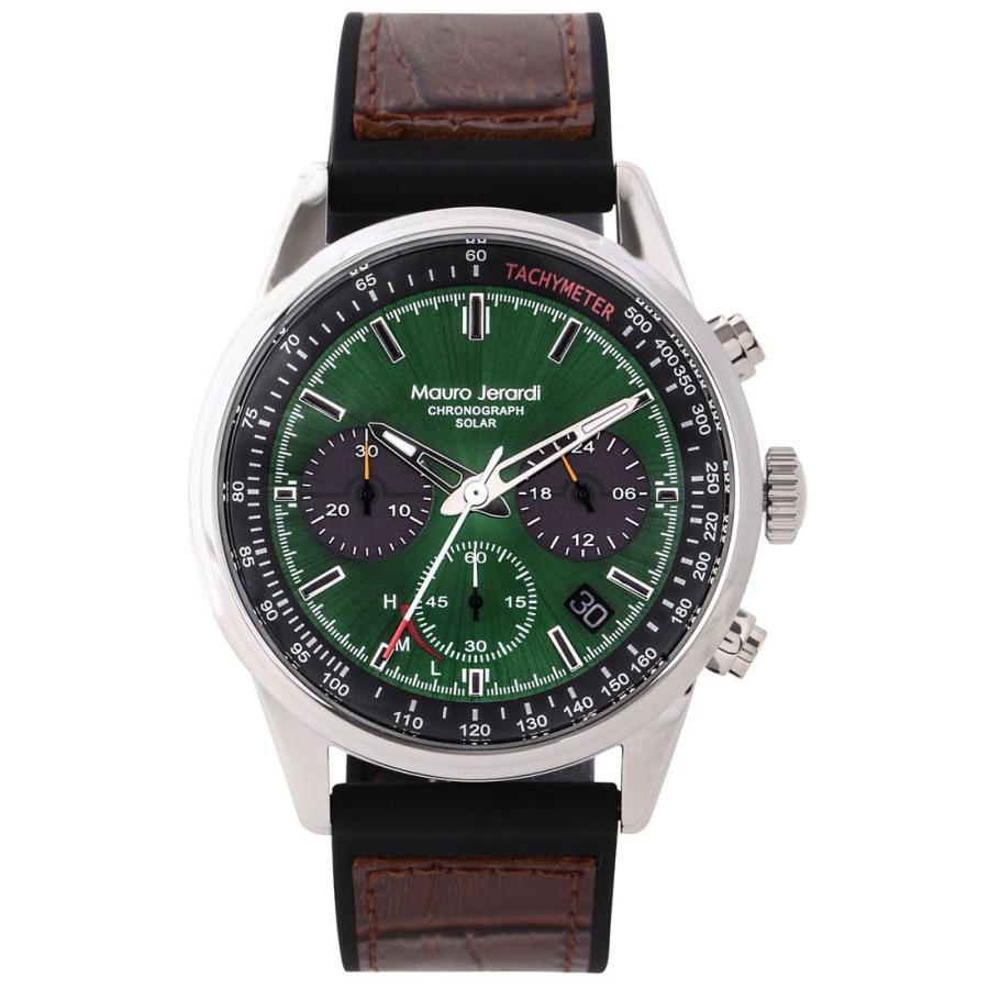 Mauro Jerardi マウロジェラルディ 10気圧防水ソーラースポーツクロノグラフ グリーン MJ063-4 : mj063-4 : Buena cosa - 通販 - Yahoo!ショッピング