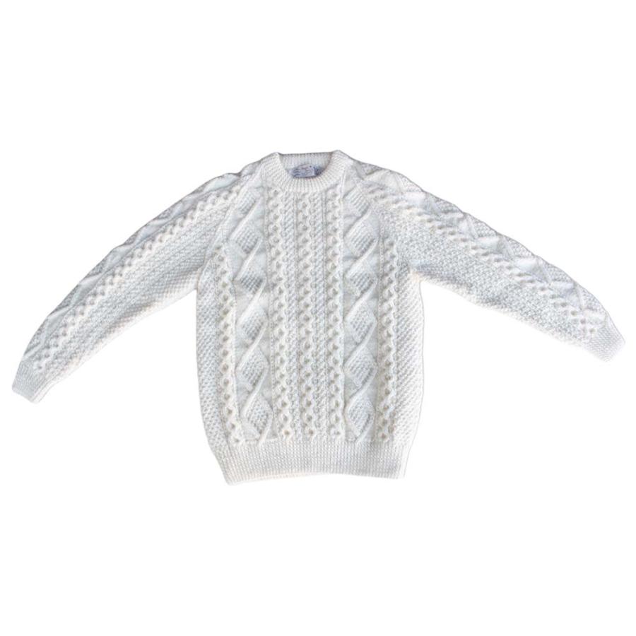 ATHENA DESIGNS アテナデザイン ARAN CREWNECK SWEATER アラン ATHENA DESIGNS アテナデザイン ARAN CREWNECK SWEATER アラン
