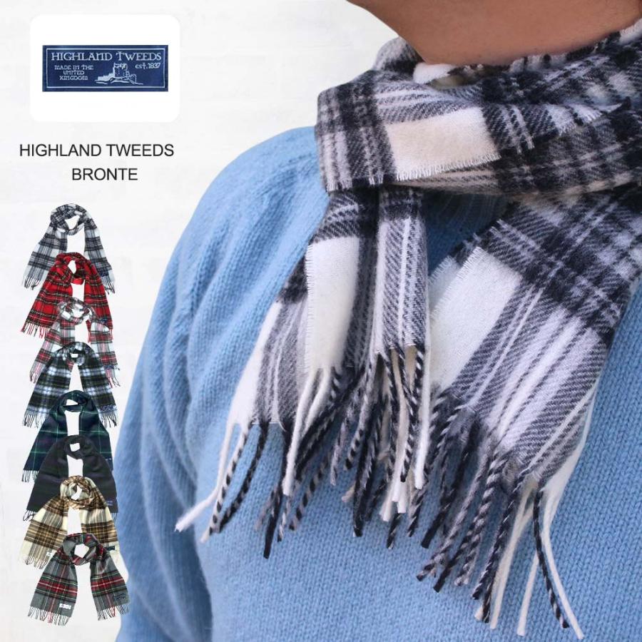 ハイランドツイード HIGHLAND TWEEDS BRONTE ブロンテ マフラー スカーフ : highland-tweeds ...
