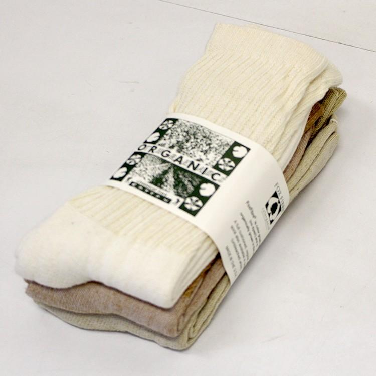 ORGANIC THREADS オーガニックスレッズ 3PACK REGULAR CREW SOCKS オーガニックレギュラークルーソックス ...