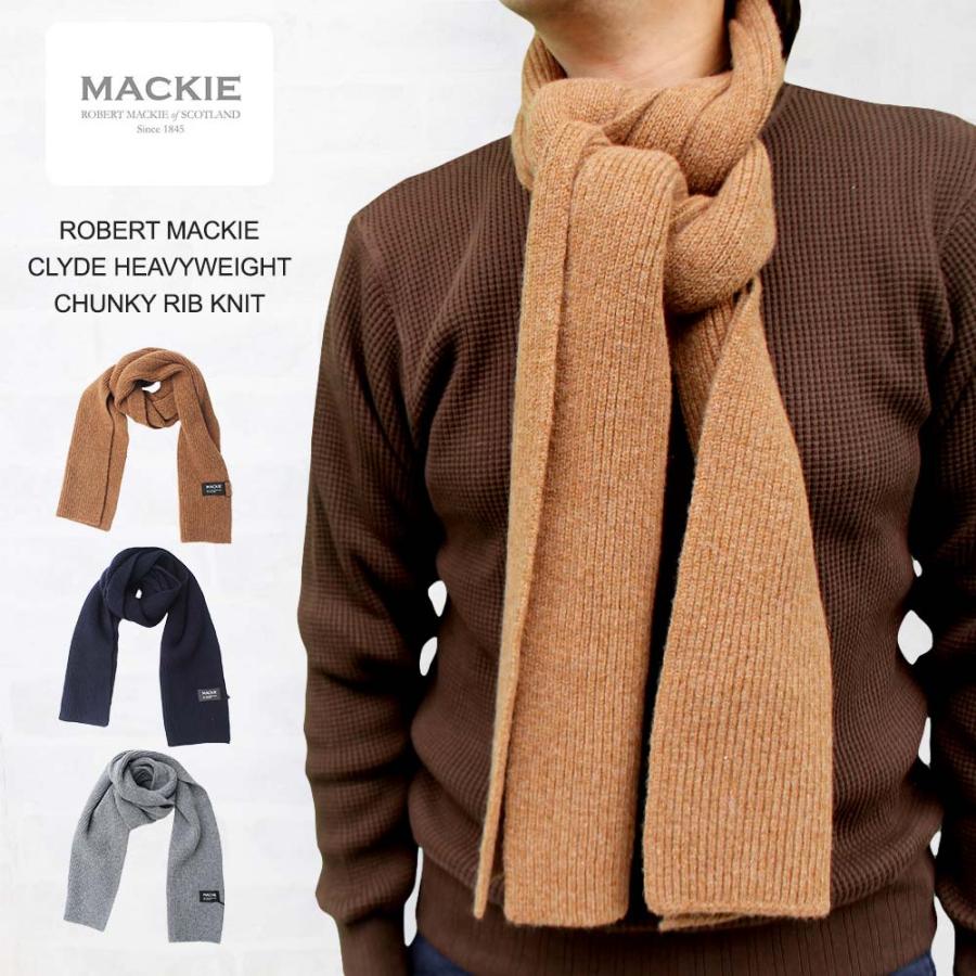 ROBERT MACKIE ロバートマッキー CLYDE HEAVYWEIGHT CHUNKY RIB KNIT ラムズウール マフラー : インポートショップヤヨイ - 通販 - Yahoo ...