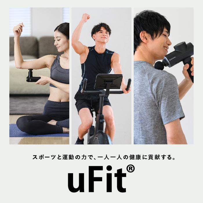uFit Training Mat トレーニングマット 10mm 90cm*200cm 厚手 幅広 大きい 痛くない 滑らない PVC 防音 防水 ブラック グレー ブルー 180日保証 日本 ...