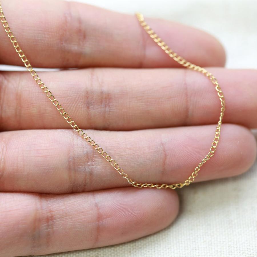 【USA製】14KGFパーツ ゴールドフィルド ネックレスチェーン キヘイ 1.5×2.1mm 45cm 1本 :401267518l:UGS - 通販 - Yahoo!ショッピング