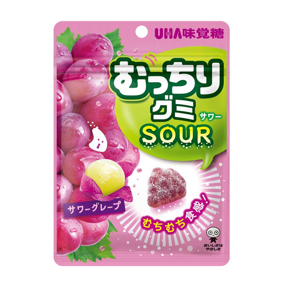 UHA味覚糖 【公式】まとめ買い むっちりグミサワー サワーグレープ 20袋 送料無料 : UHA味覚糖 Yahoo!ショッピング店 - 通販 - Yahoo!ショッピング
