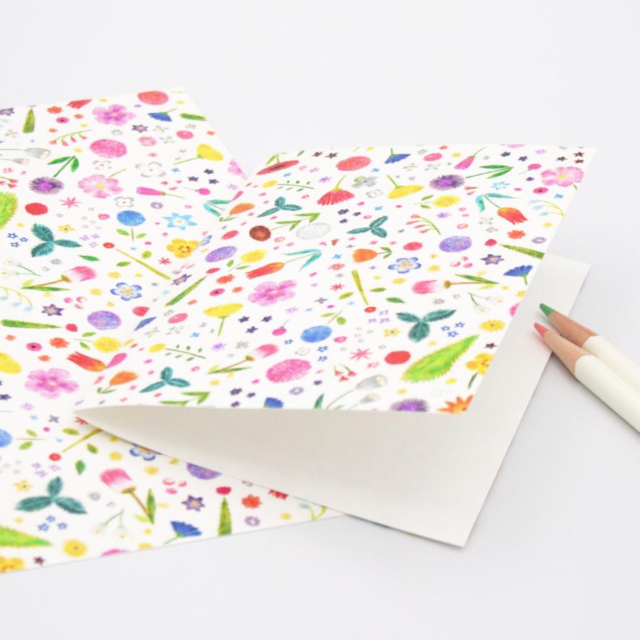 お花のメッセージカードと白い封筒 2枚セット : uhuhu - 通販 - Yahoo!ショッピング