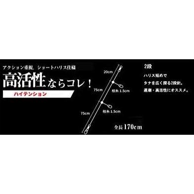 (クレイジーオーシャン) COイカメタル仕掛 ハイテンション2段 MT-HI2 : マキオズ Yahoo!店 - 通販 - Yahoo!ショッピング