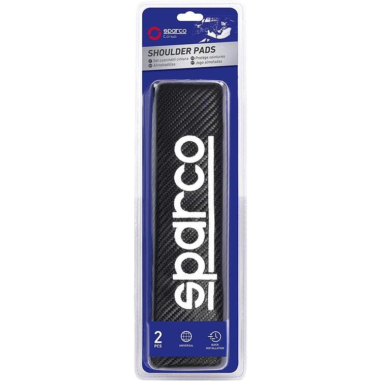 sparco SPARCO CORSA ショルダーパッド カーボン ブラック 左右セット （SPC1206CB-J） スパルコ : 株式会社 ...