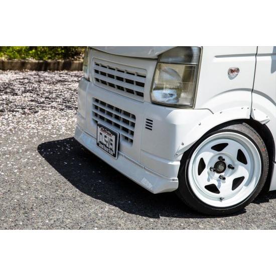 ESB CLS-VS フロントスポイラー ビス付属 マツダ スクラム DG63 FRP製品 未塗装 黒ゲルコート仕上げ AE00000178 ...