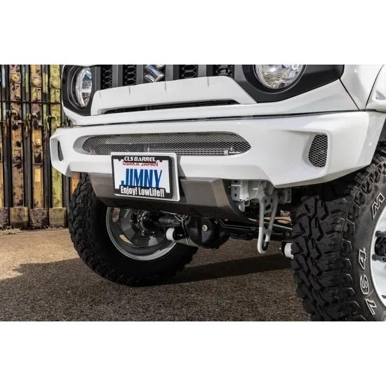 ESB CLS UP フロントバンパー スズキ ジムニー シエラ Jimny SIERRA JB74 FRP製品 未塗装 黒ゲルコート仕上げ ...