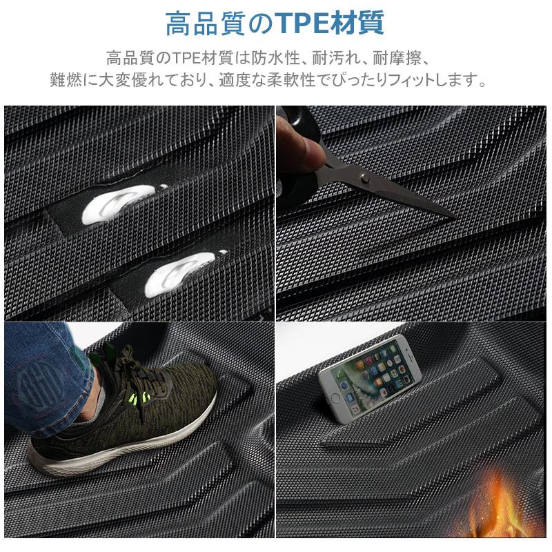 3Dフロアマット/2列目 HONDA 新型 ステップワゴン RP6 RP7 RP8 (R4/5〜) ※ハイブリッド車 HN07H7106 立体形状 簡単水洗い AIR SPADA :I1790 ...