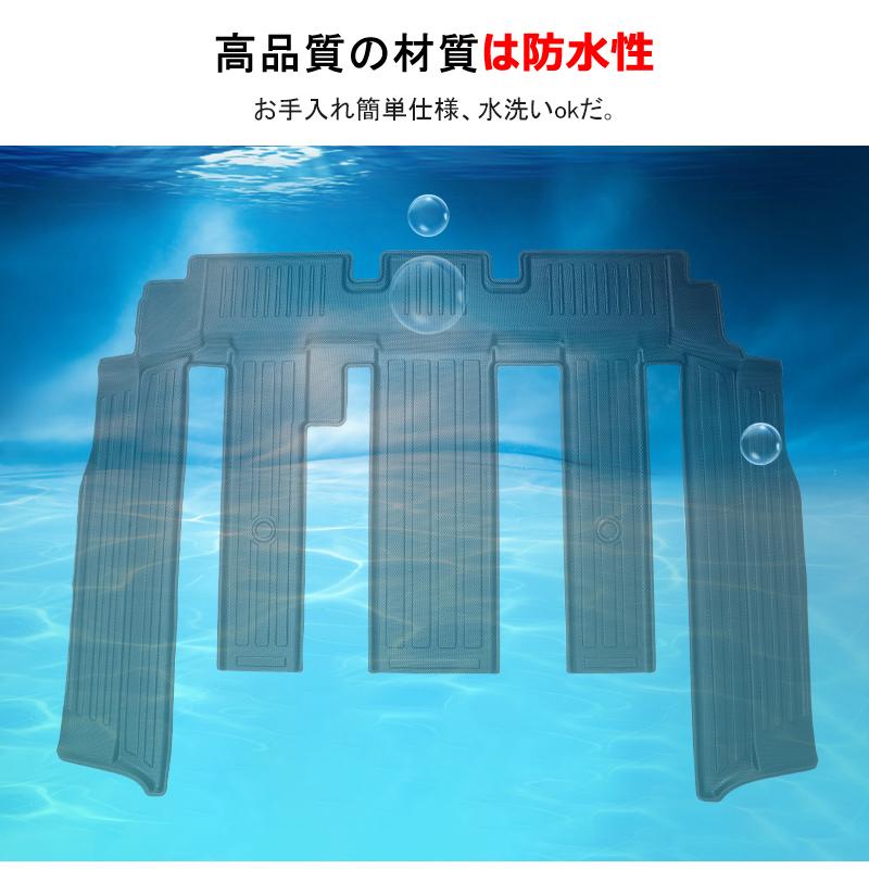 3Dフロアマット/2列目 HONDA 新型 ステップワゴン RP6 RP7 RP8 (R4/5〜) ※ハイブリッド車 HN07H7106 立体形状 簡単水洗い AIR SPADA :I1790 ...