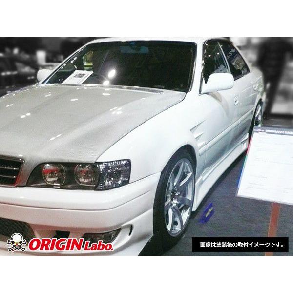 ORIGIN Labo. オリジン FRP ストリームライン サイドステップ TOYOTA チェイサー JZX100 全年式 (D-083 ...