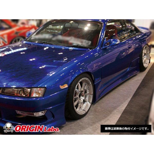 ORIGIN Labo. オリジン FRP ストリームライン サイドステップ NISSAN シルビア S14 前期・後期 (D-006-SS ...