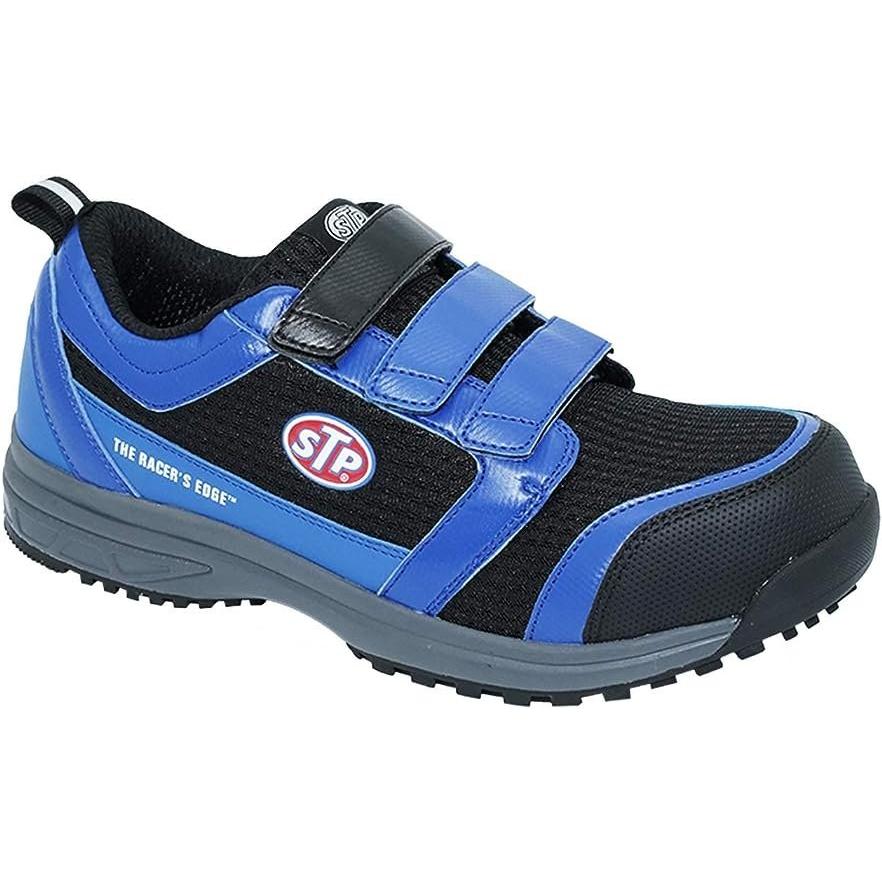 STP/メッシュ ワークシューズ MESH WORK SHOES ベルクロタイプ/ブルー 25〜29cm 軽量安全靴 スニーカー : 株式会社 ...