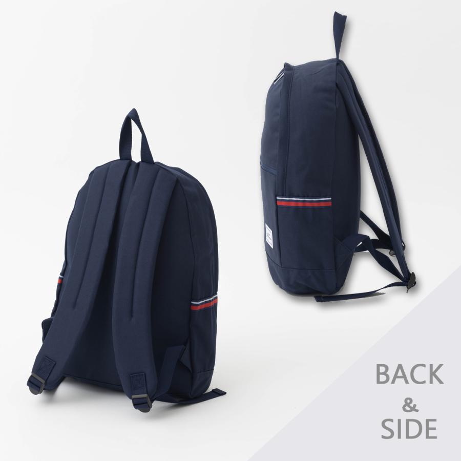 Ben Sherman（ベンシャーマン） サイドストライプ バックパック ネイビー リュックサック デイパック メンズ レディース ...