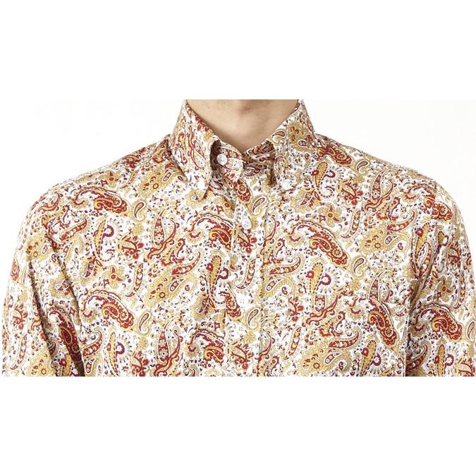 RELCO 長袖シャツ ペイズリー リミテッド プレミアムコットン メンズ マスタード : クローゼスト - 通販 - Yahoo!ショッピング