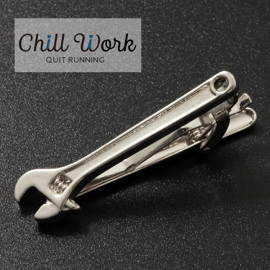 Quit Running ステンレス タイクリップ タイピン モンキーレンチ レンチ シルバー 英国ブランド Chill Work チルワーク オリジナル 祝い 卒業式 : クローゼスト ...