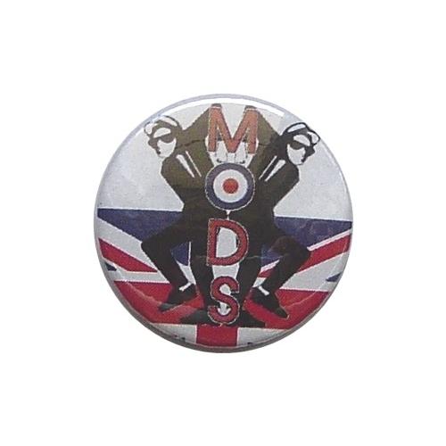 Mods Union Jack モッズ・ユニオンジャック柄 ロゴ 缶バッジ YCB29 London ストリート マーケットから イギリス直 ...